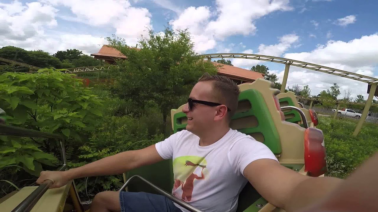 Roller Coaster Indianapolis Zoo - YouTube