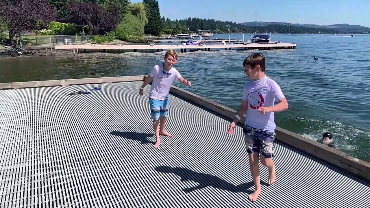 15 ways to jump in a lake - YouTube