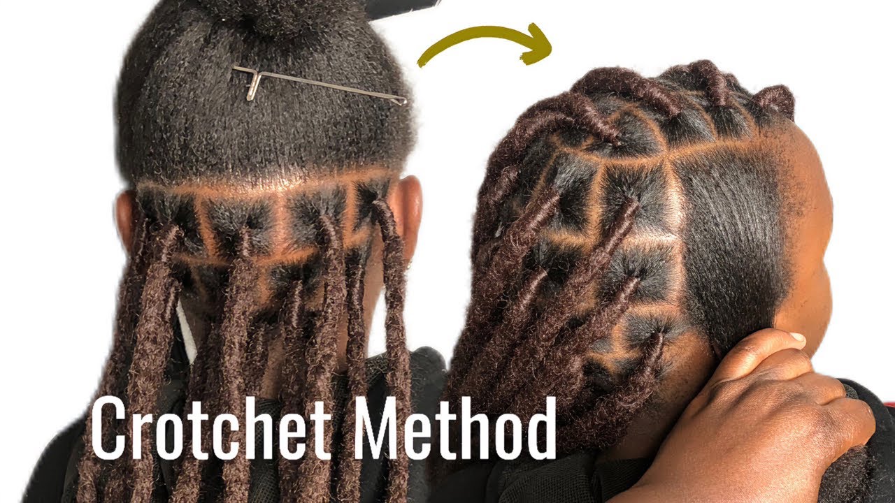 Crochet Method | Artificial Dreadlocks Extension - YouTube