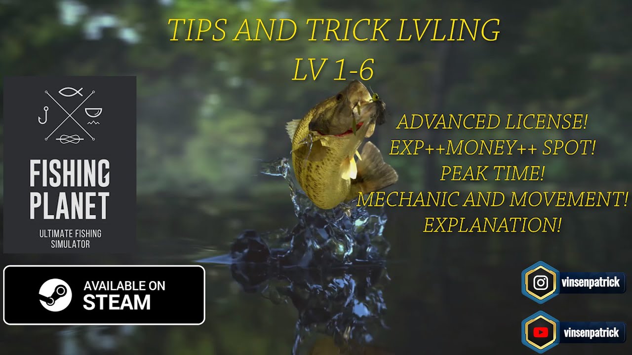 Guide for Beginner and EXP Farm Lv 1-6 (Spotted Bass Farm) 2023 - YouTube