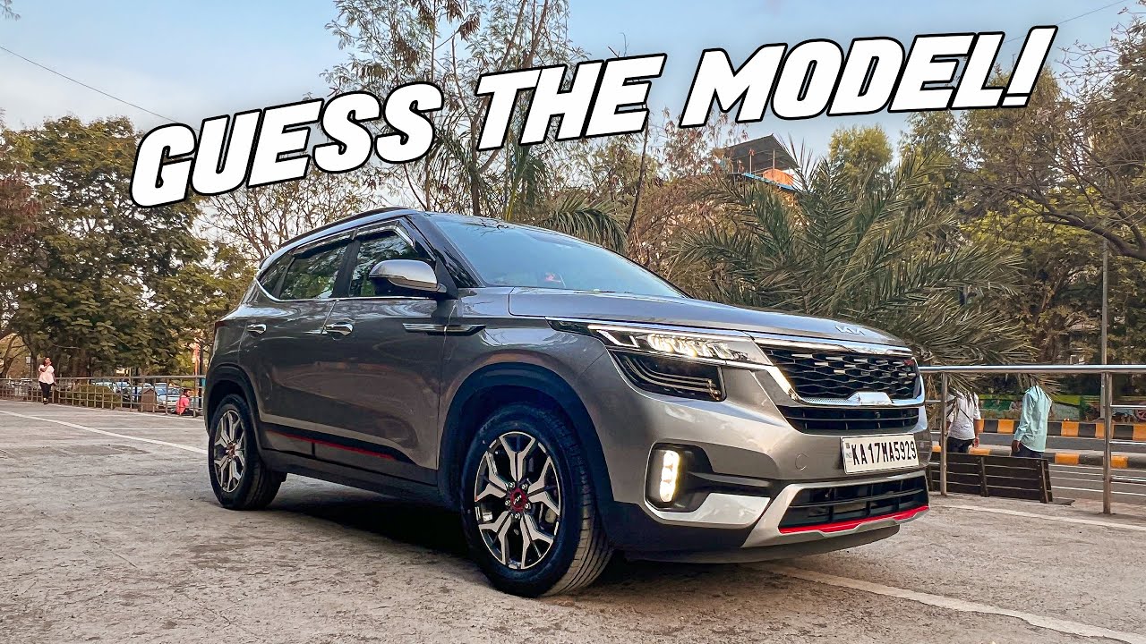KIA SELTOS STEEL SILVER MODIFIED FULL GUESS THE MODEL || HTE TO GT-LINE ...