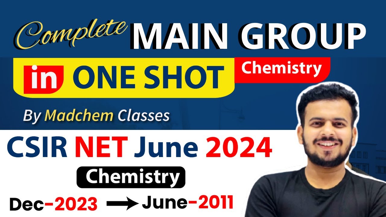 Main Group Inorganic chemistry previous year questions for csir net ...