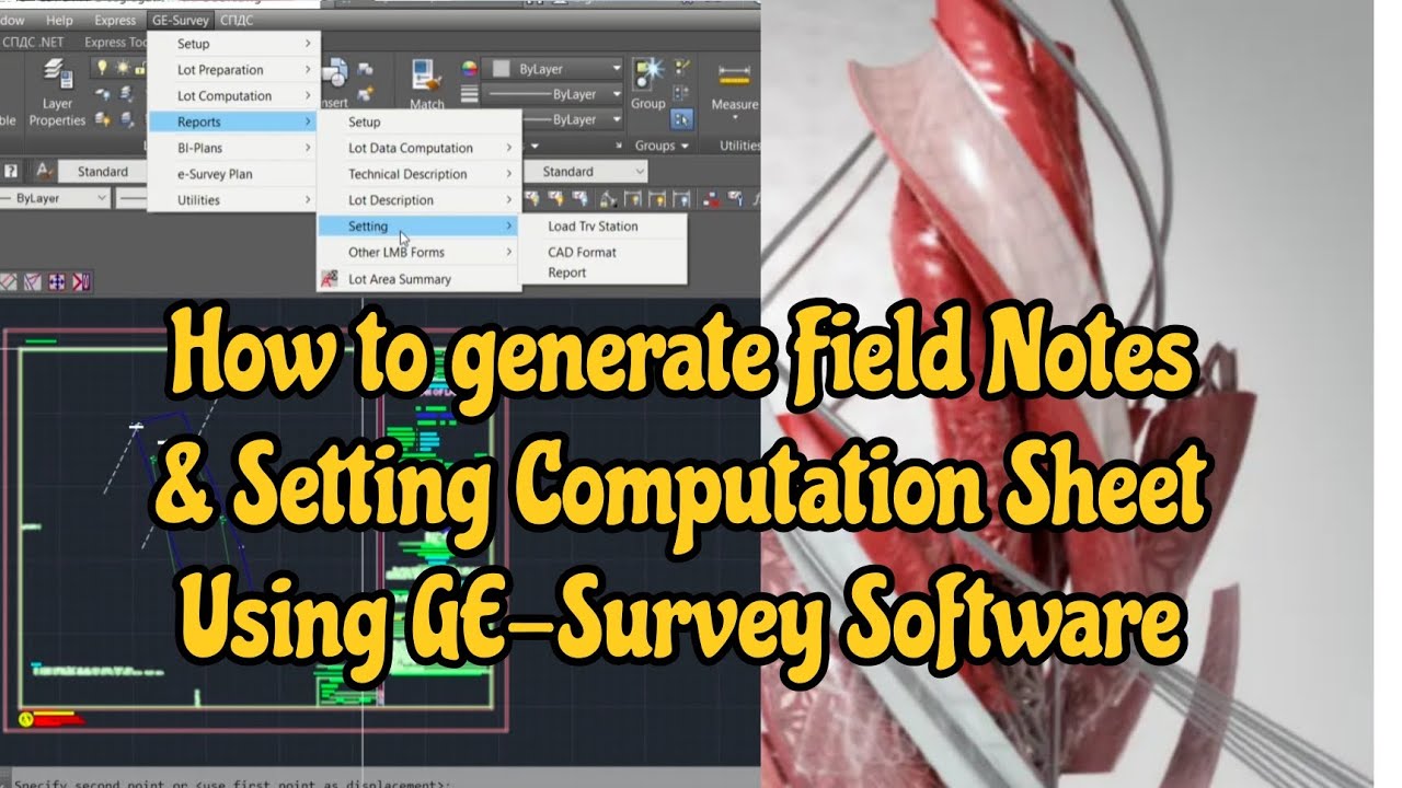 How to generate Field Notes & Setting Computation Sheet| GE-Survey ...