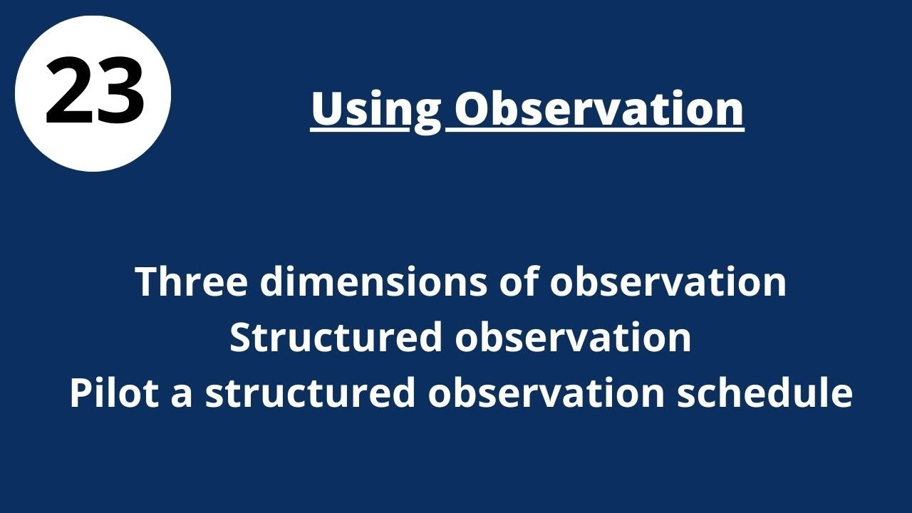 Pilot A Structured Observation Schedule ENG505 LECTURE In Hindi Urdu 23 pilot-a-structured-observation-schedule-eng505-lecture-in-hindi-urdu-23