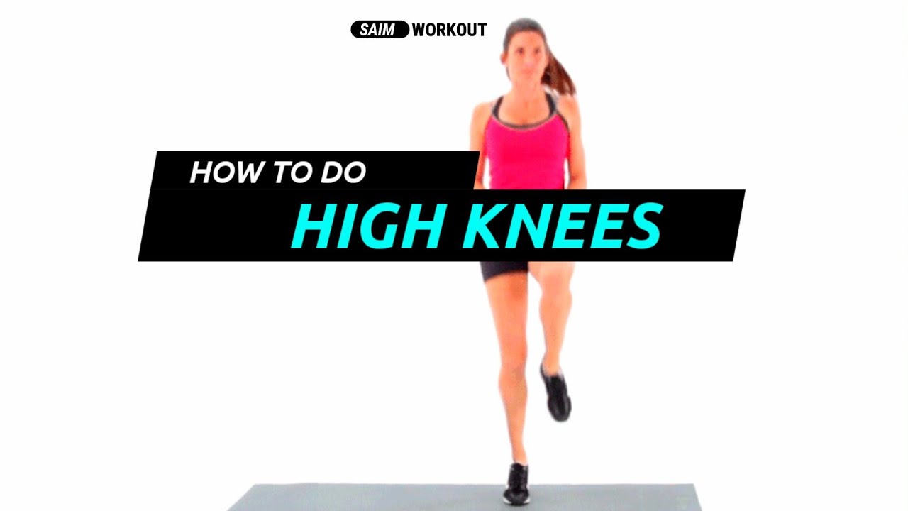 How To Do High Knees Exercise at Home - YouTube