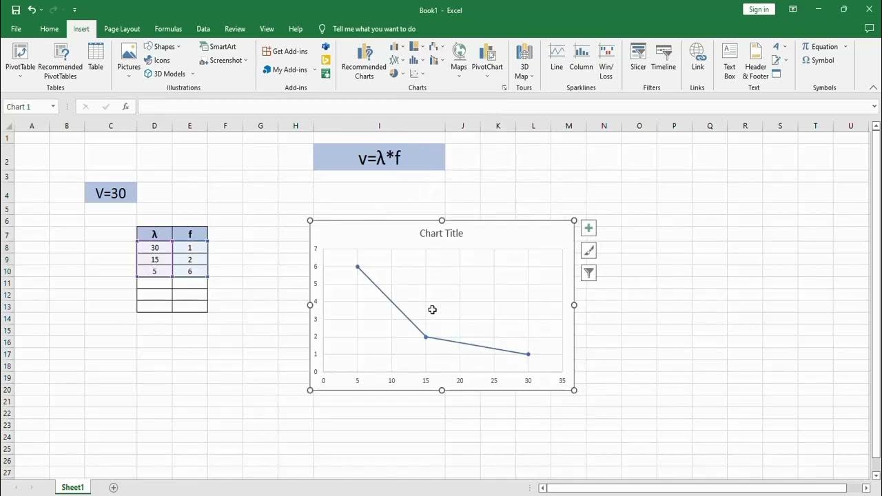 STEAM Project Task 1- Creating a graph using Excel - YouTube