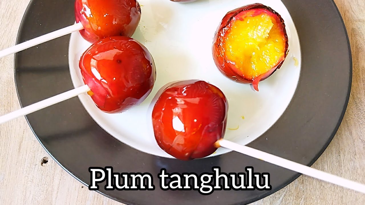 How to make plums tanghulu | candy plums tutorial with only two ...