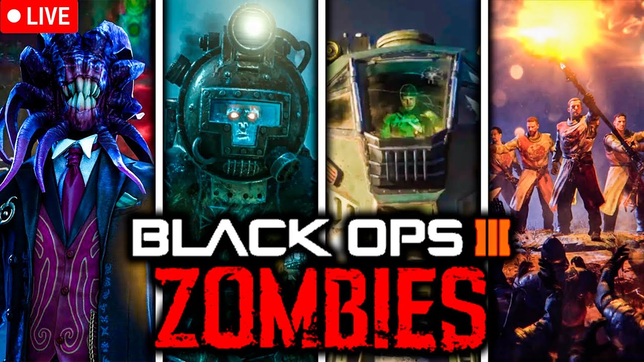 Sexta de BO3 Zombies Todos os easter eggs SOLO - YouTube