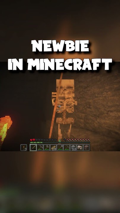 Newbie in MINECRAFT! How to be a newbie in minecraft? #minecraft - YouTube