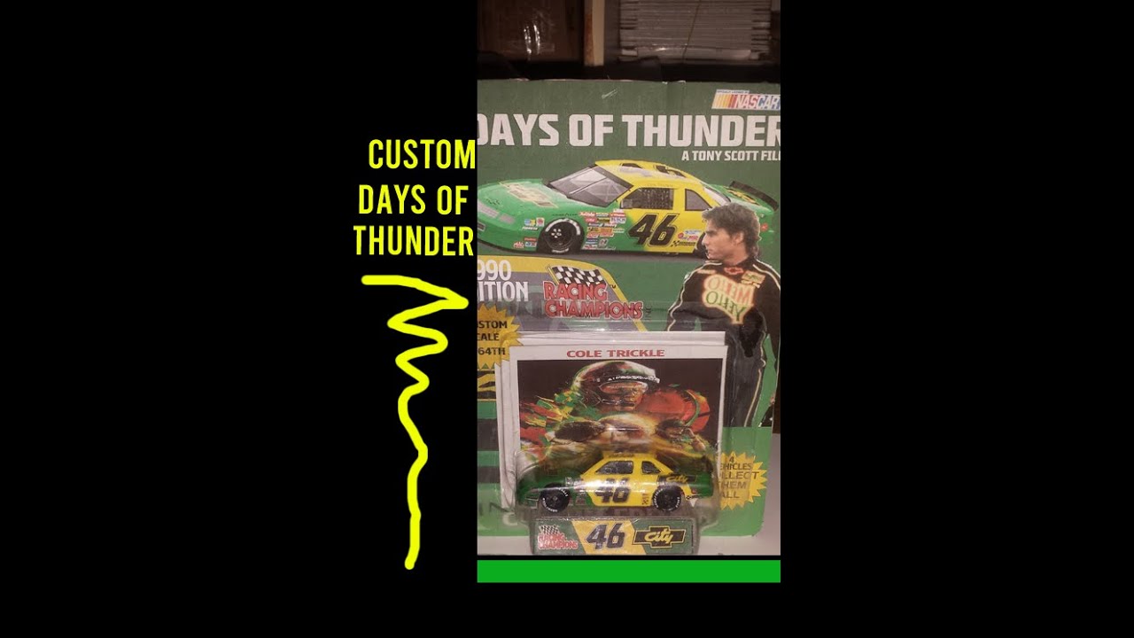 CUSTOM Diecast " Days of Thunder "Cole Trickle #46 Racing Champions ...