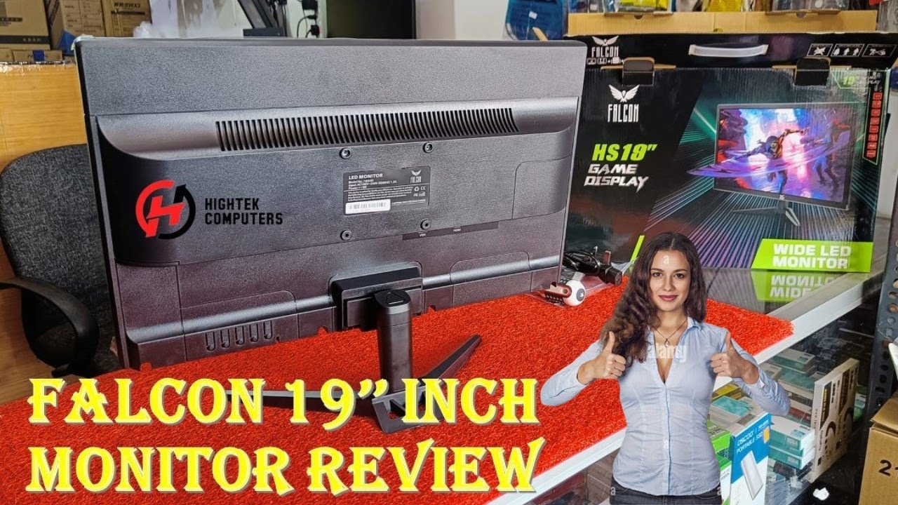 FALCON 19” INCH LED+HDMI BRAND NEW MONITOR REVIEW - YouTube