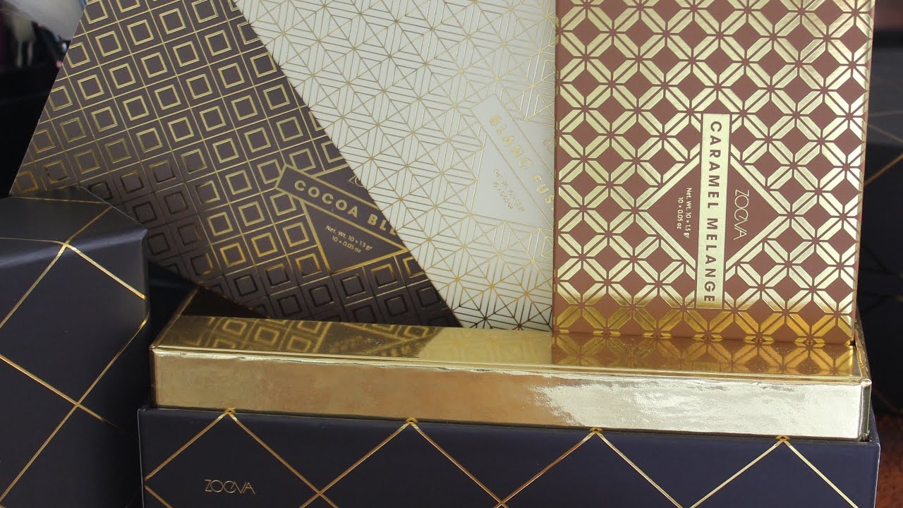 Zoeva Plaisir Box Review and Swatch || KATE THOMPSON - YouTube