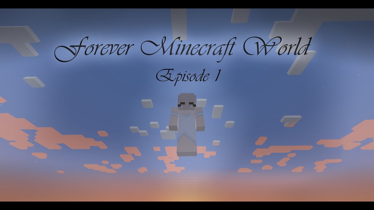 Showing the start of my forever Minecraft save | First Minecraft video ...
