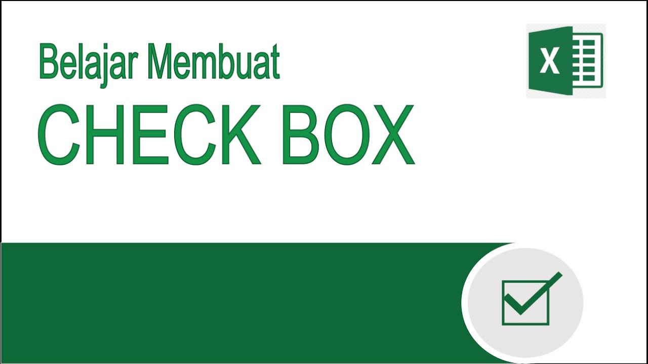 Membuat Check Box dengan Progress & Persentase di Excel #excel # ...