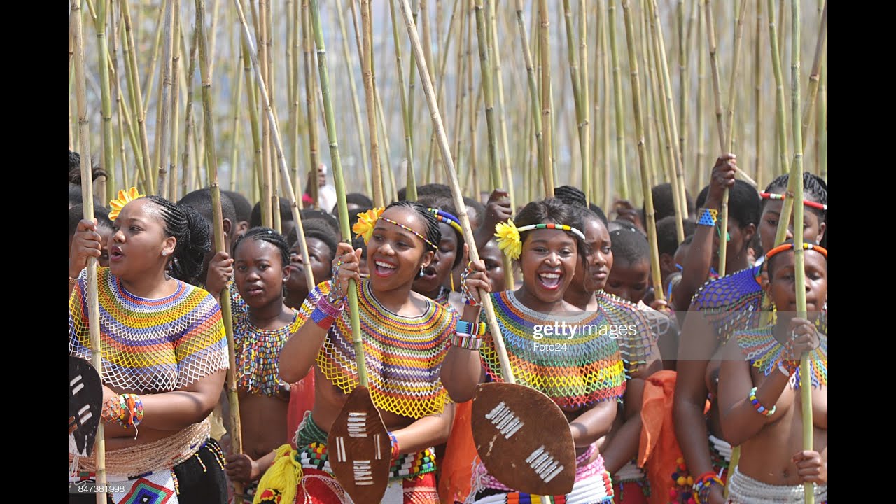 Zulu maiden rituals ceremony - YouTube