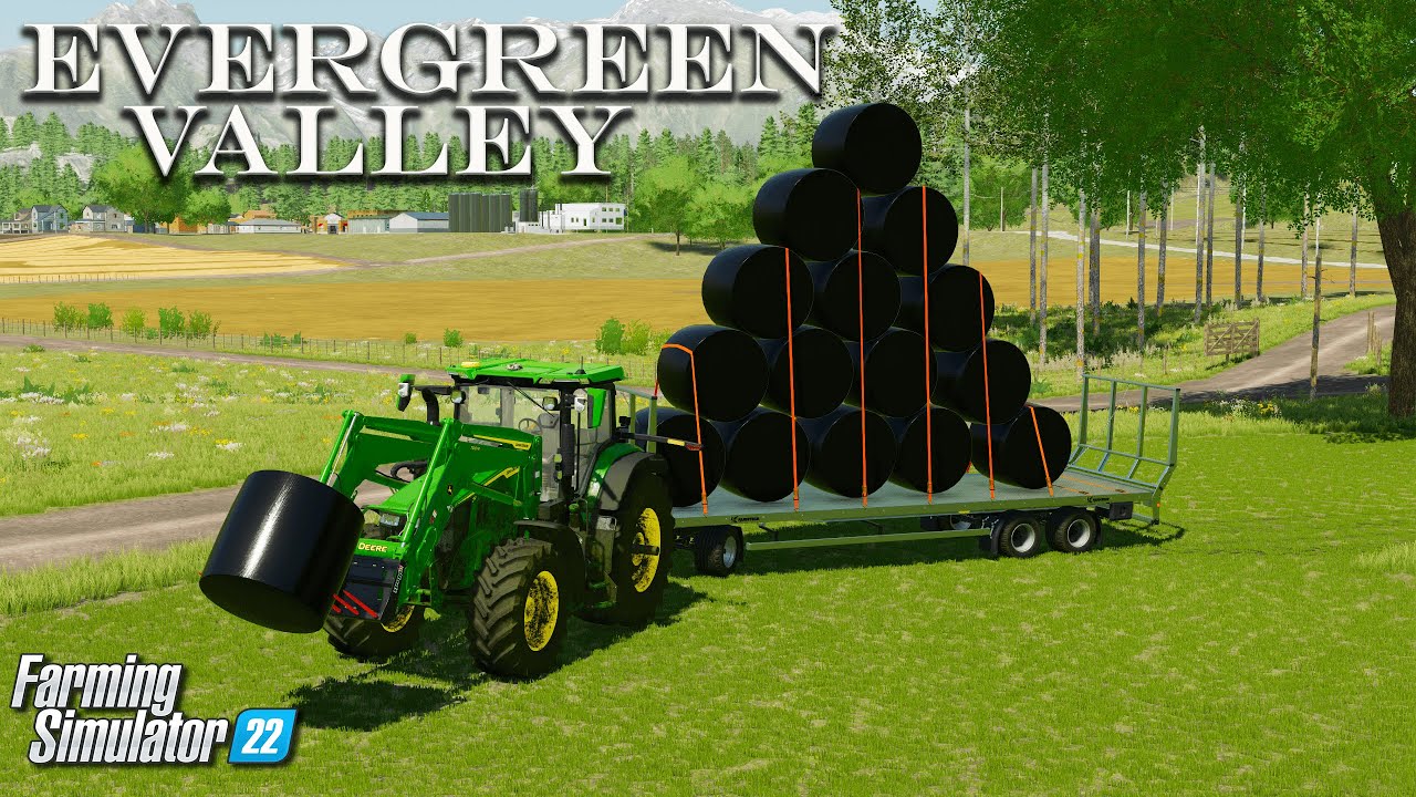 This is why you don't make shady deals over a bale trailer!!! Evergreen ...