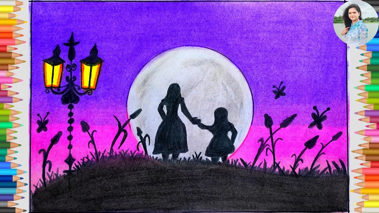 How to Draw Mother’s Day Drawing | Happy Mothers Day Drawing | Mothers ...