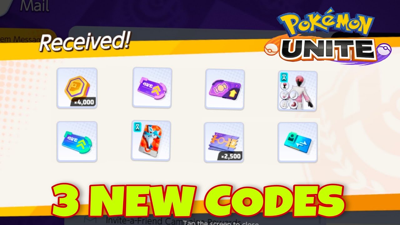 Pokemon unite new gift codes 2022 | Pokemon unite codes | Pokemon unite ...