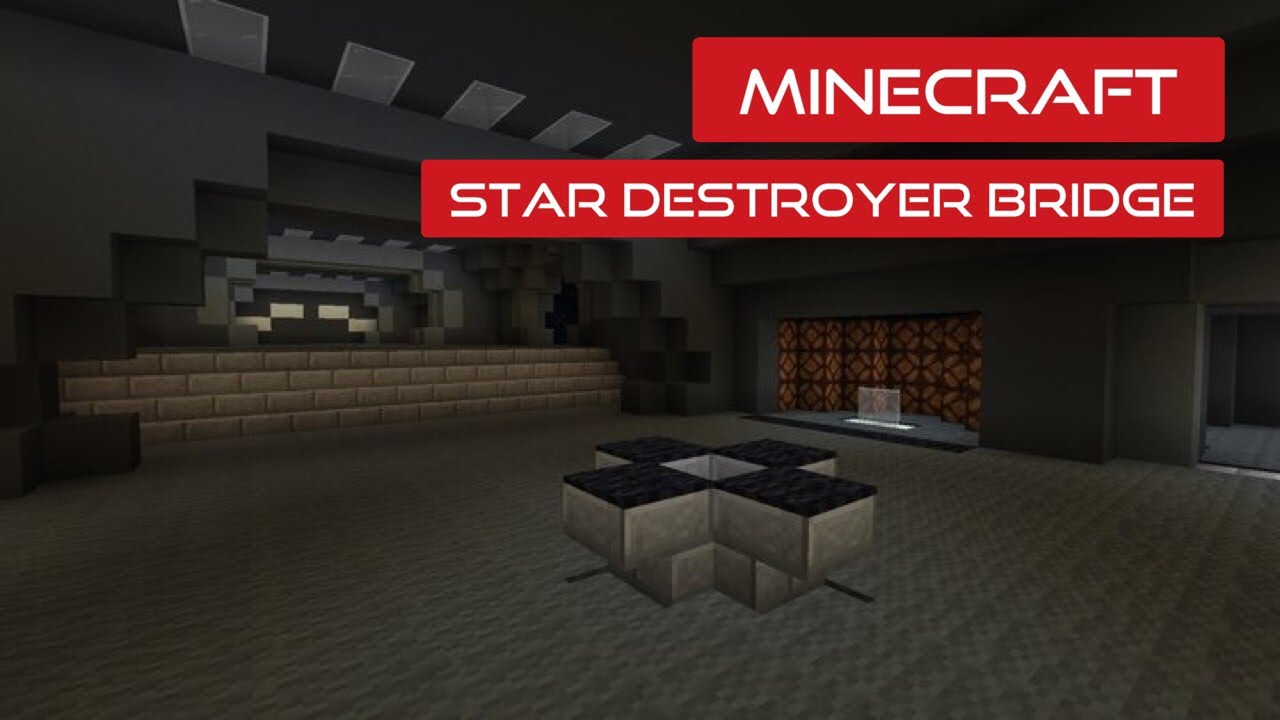 Minecraft Star Wars Map: Star Destroyer Bridge - YouTube