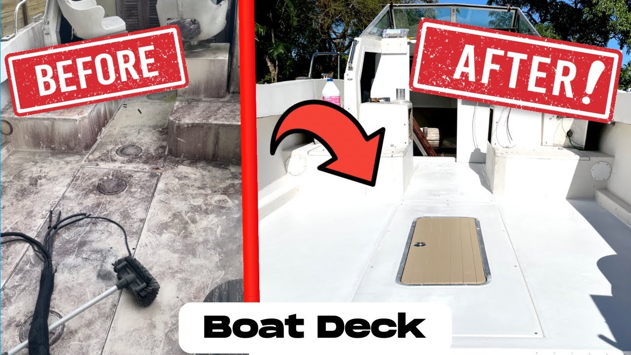 EASIEST Way To Restore Your Boat Deck : AMAZING Results!!! - YouTube
