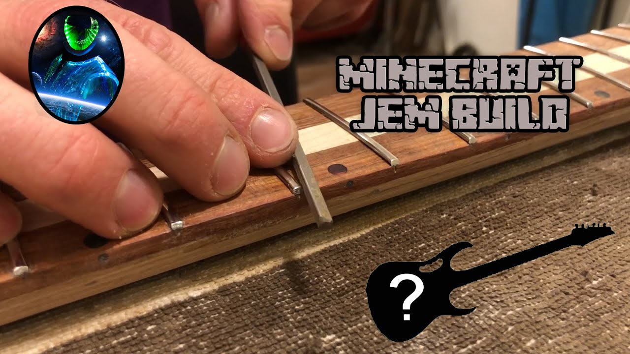 Minecraft Jem Guitar built from Scrap Part 28 - YouTube