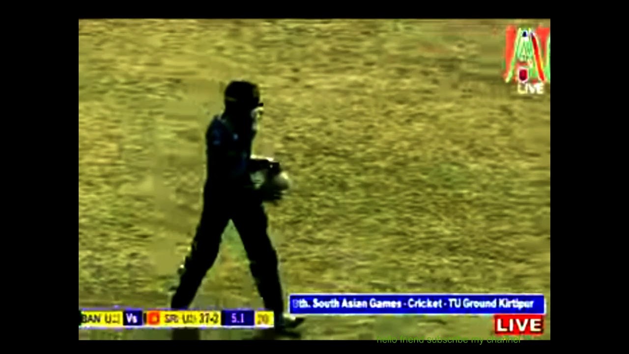 Bangladesh Vs Srilanka Live Cricket SAAG 2019 2nd Innings Target 123 - YouTube