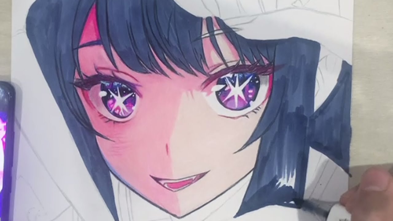 🔴 DRAWING ANIME LIVE STREAMING | Draw so easy Anime #livestream # ...