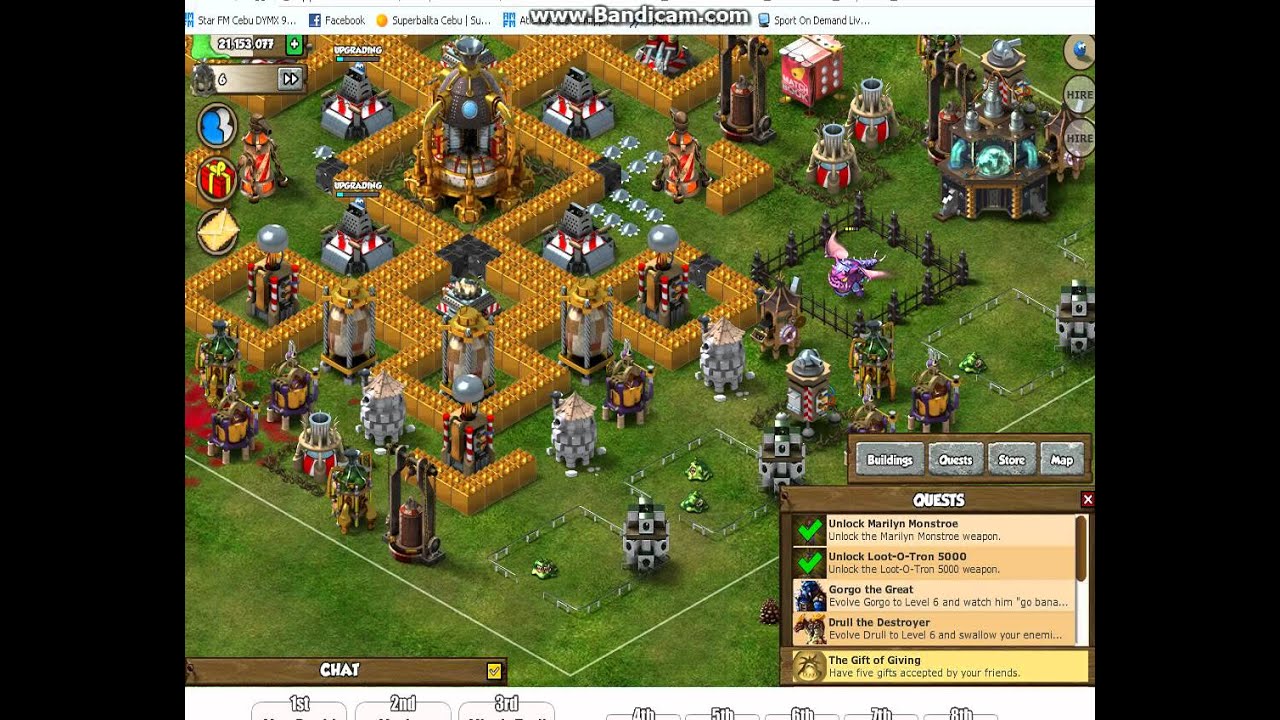 backyard monsters my simple yard - YouTube