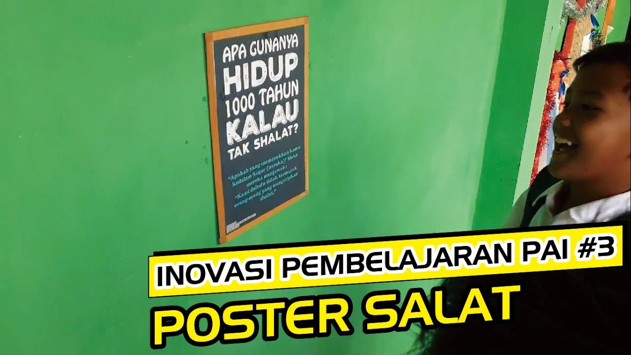 Inovasi Pembelajaran PAI kreatif dan menarik POSLAT Poster Salat #3 ...
