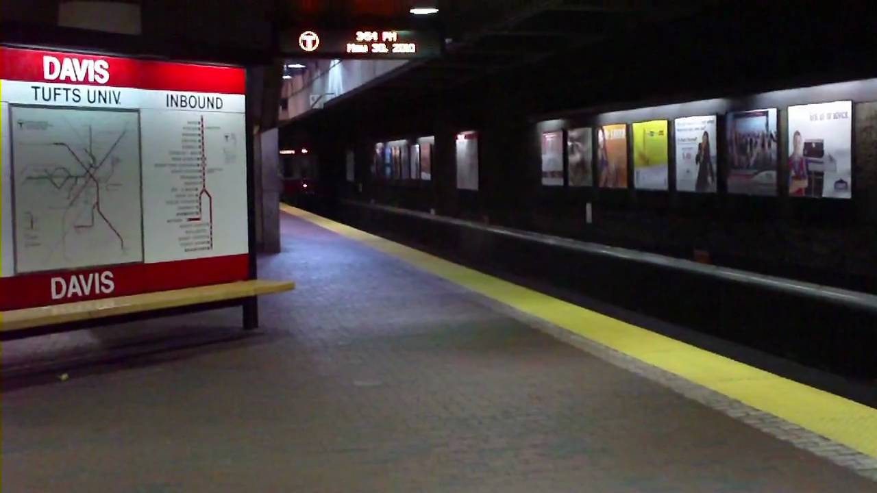 HD MBTA Red Line at Davis - YouTube