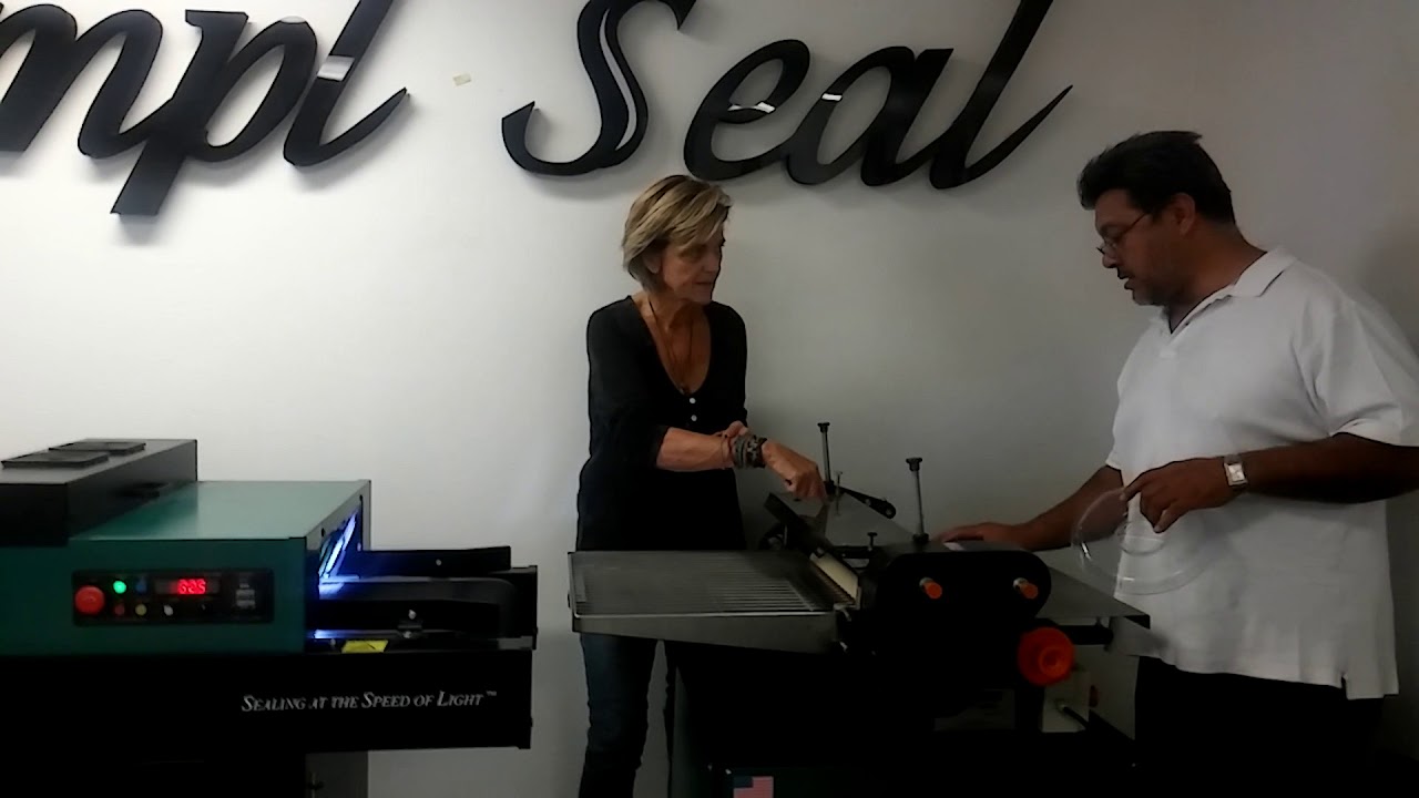 Clamshell sealing demo - YouTube