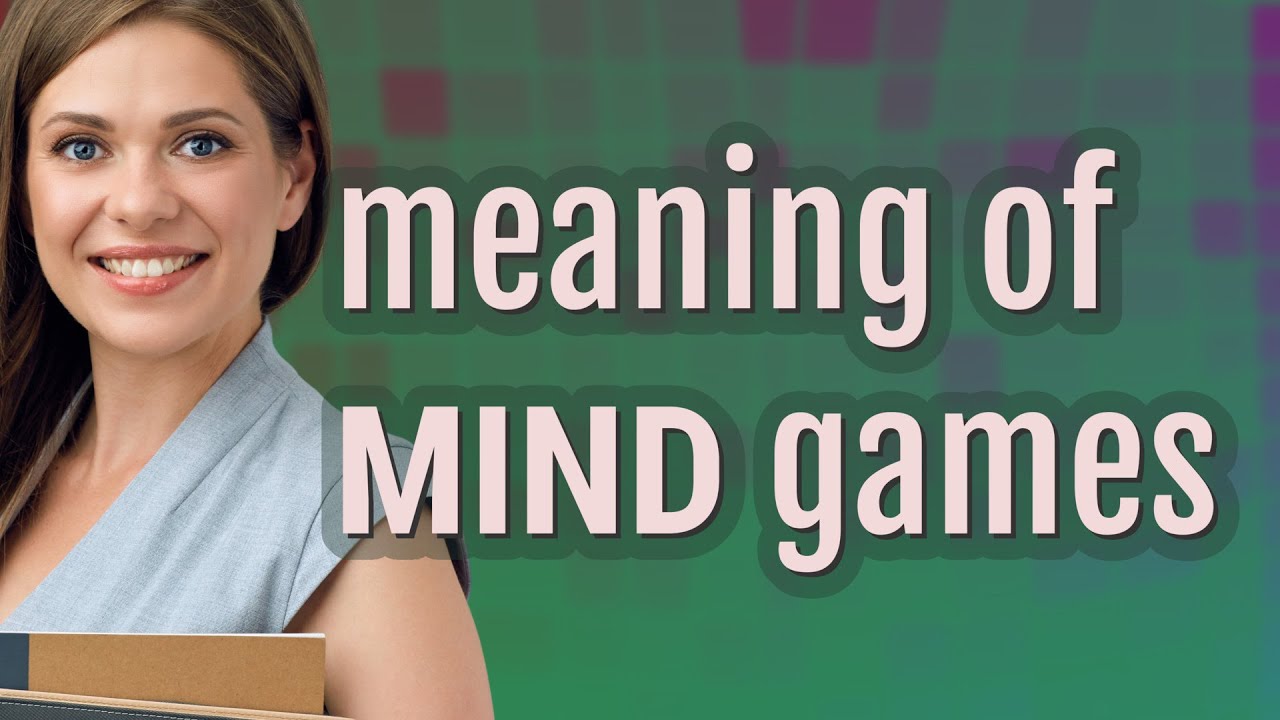 Mind games | meaning of Mind games - YouTube