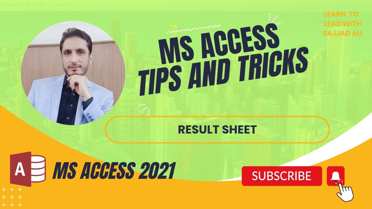 Result Sheet | Create Table | MS Access | If | Iif | Percentage - YouTube