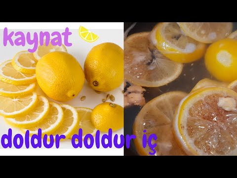 HAŞLANMIŞ LİMON DİYET YOK SPOR YOK 4 HAFTADA 10 KİLO NASIL VERDİM / YAĞLARINI HIZLICA YAKTIRAN KÜR