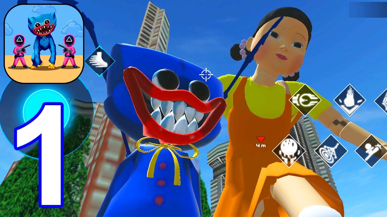 Poppy Rope Playtime Squid - Gameplay Walkthrough Part 1 Squid Game Doll ...