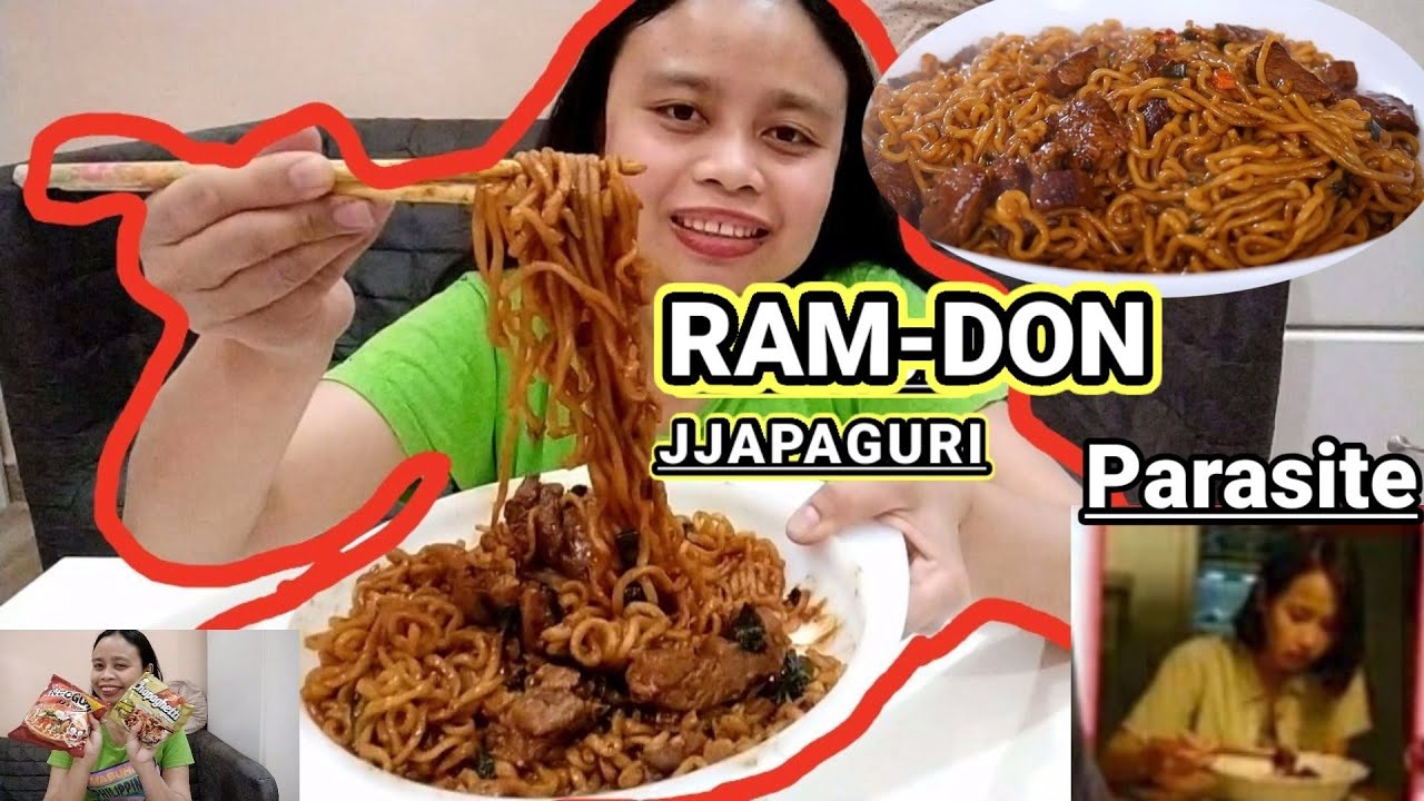 RAM - DON | JJAPAGURI RECIPE! FROM THE MOVIE "PARASITE" | COOKING ...