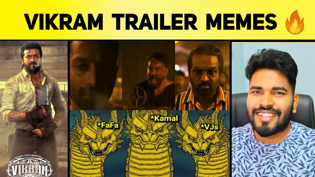 VIKRAM Trailer Decoding Meme Review | 200% Suriya Cameo Confirmed ...