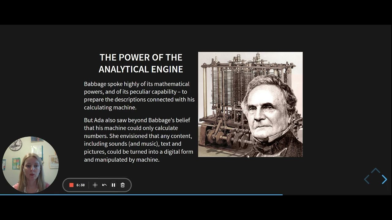 Ada Lovelace & Charles Babbage (Presentation in Reveal&Loom) - YouTube
