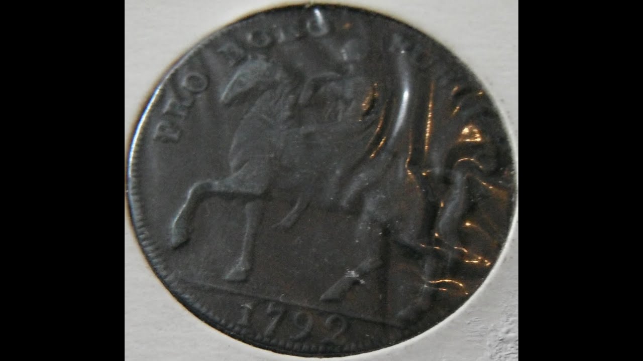 Lady Godiva 1792 Coventry Halfpenny Conder Token - YouTube