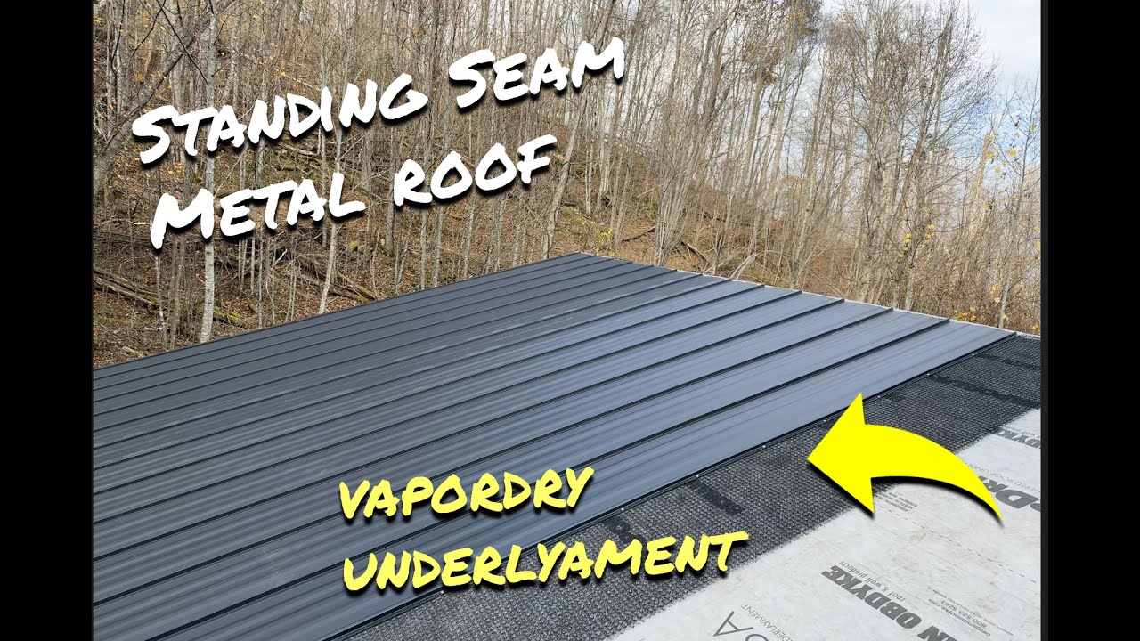 Episode .18 - Installing Standing Seam Metal Roof - YouTube