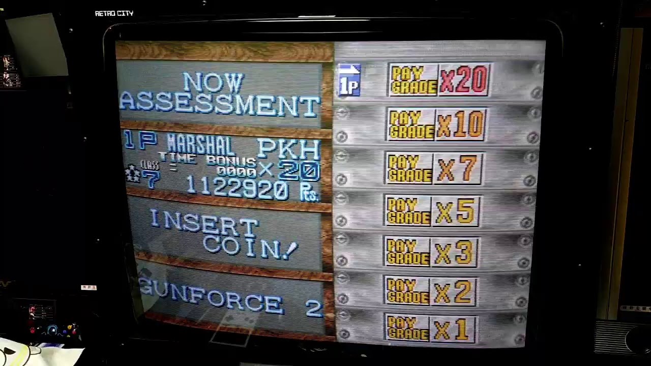 IREM 1994년작 Gun force 2 (건포스2) 아케이드 실기 플레이 - YouTube
