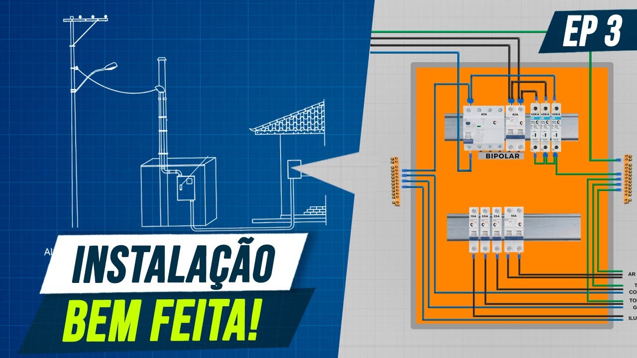 ELÉTRICA PARA INICIANTE: Como fazer a instalação elétrica de uma casa ...