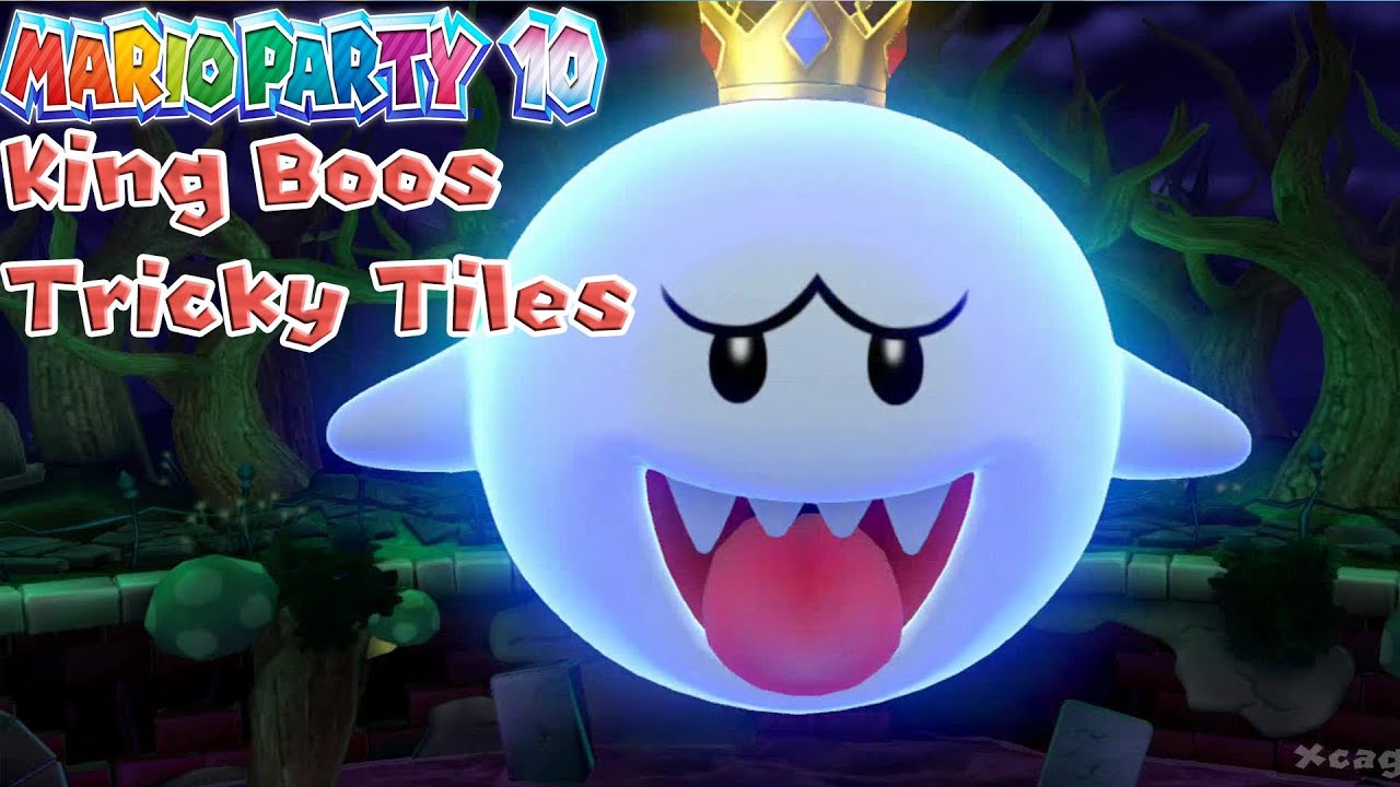 Mario Party 10 - King Boo's Tricky Tiles Boss Battle Gameplay [ HD ...
