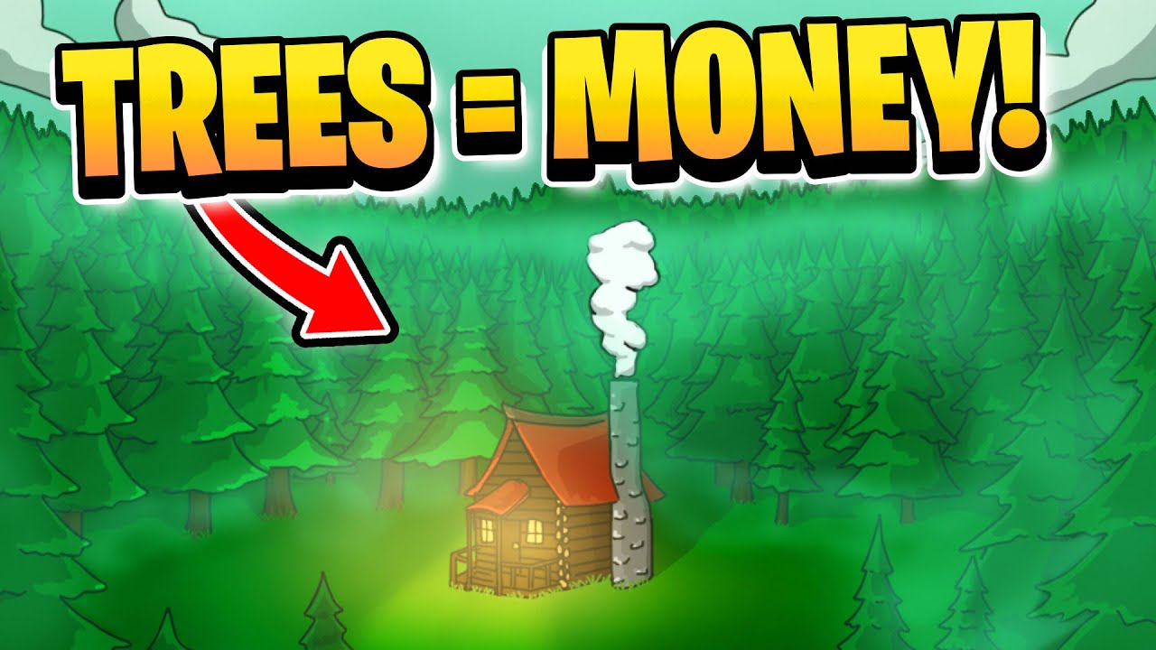 An Incremental Upgrade Game Where You Have To Chop 10,000 Trees - YouTube