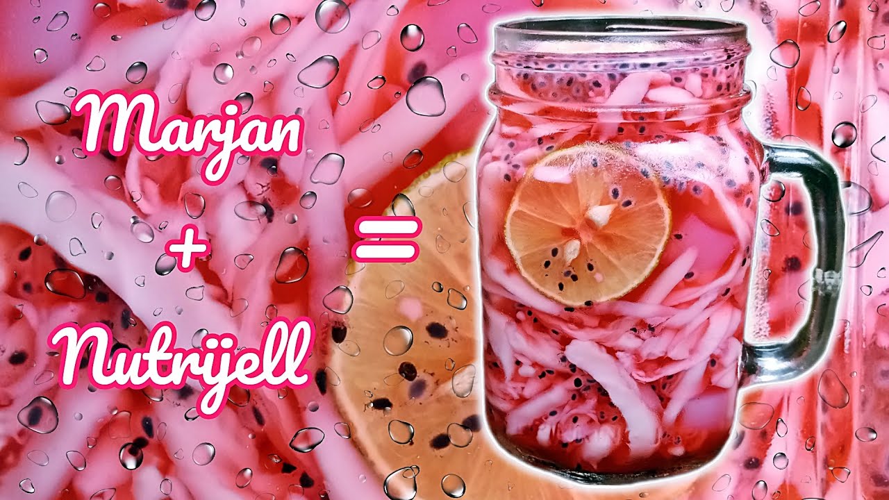 Resep Minuman Segar Hemat dan Praktis || Es Marjan Kelapa Muda - YouTube