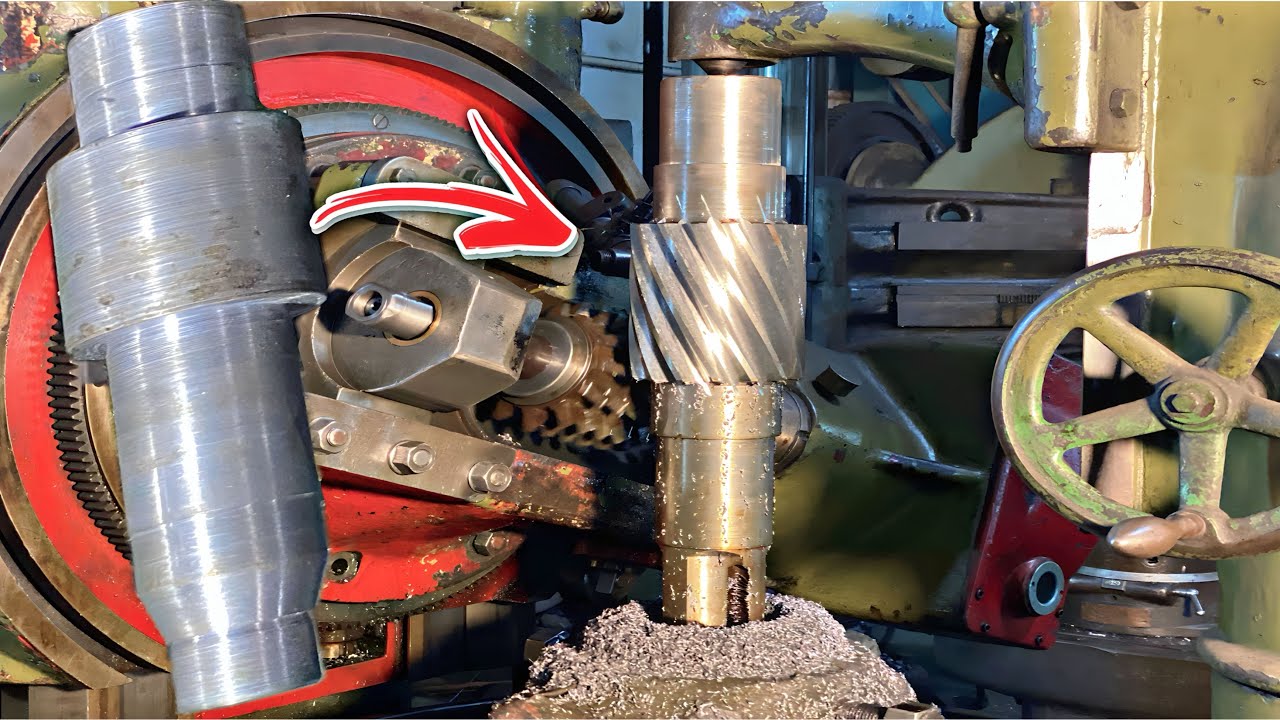 Making Small Rolling Mill pinion gear shaft stainless steel || with ...