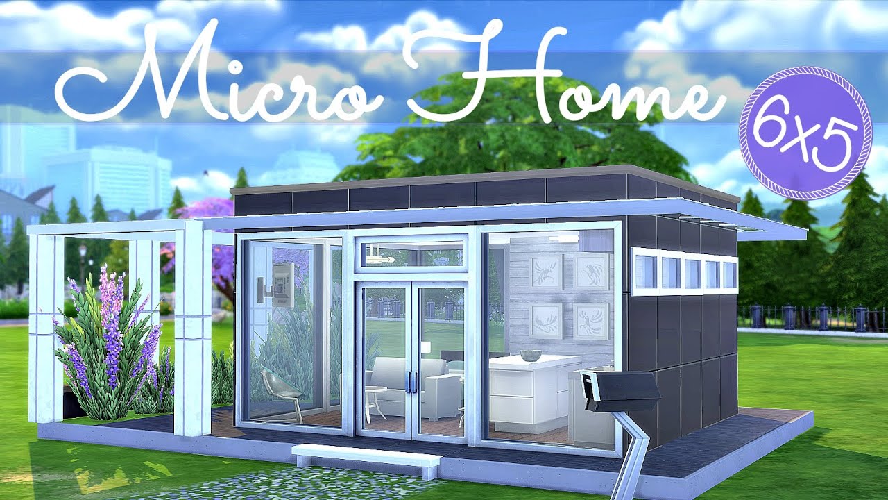 Sims 4 | House Build: Micro Home Starter - YouTube