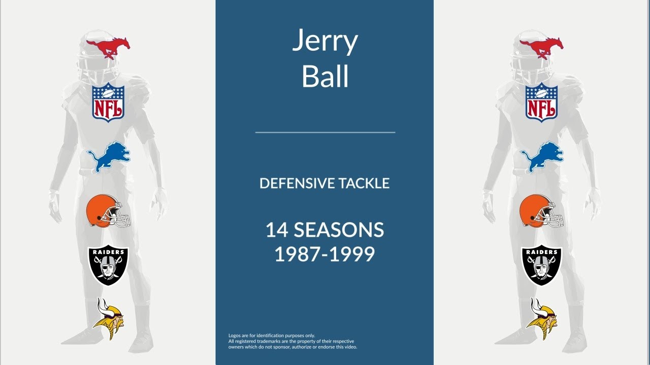 Jerry Ball: Football Defensive Tackle - YouTube