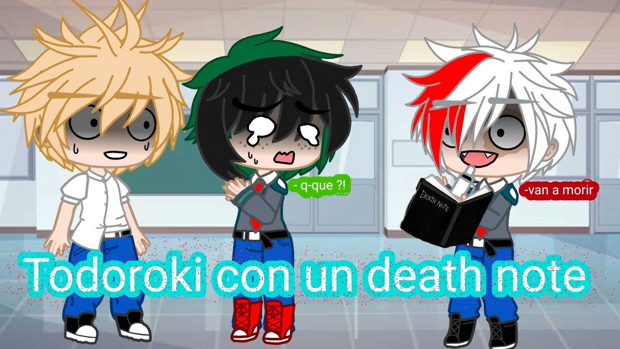 todoroki con un death note ☠️🔥||bnha #todoroki (audio no mío ) - YouTube