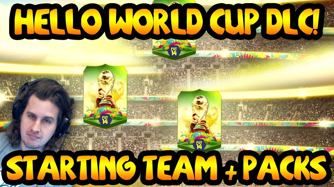 HELLO WORLD CUP DLC PACK OPENING! FIFA 14 ULTIMATE TEAM - YouTube
